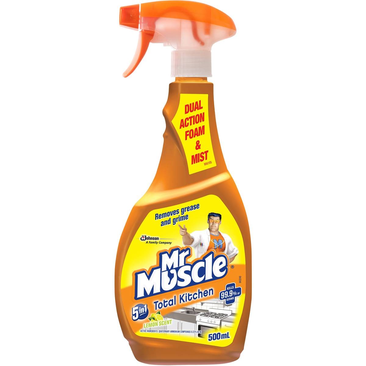 Mr Muscle Kitchen Cleaner 5 In 1 Total 500ml | Woolworths