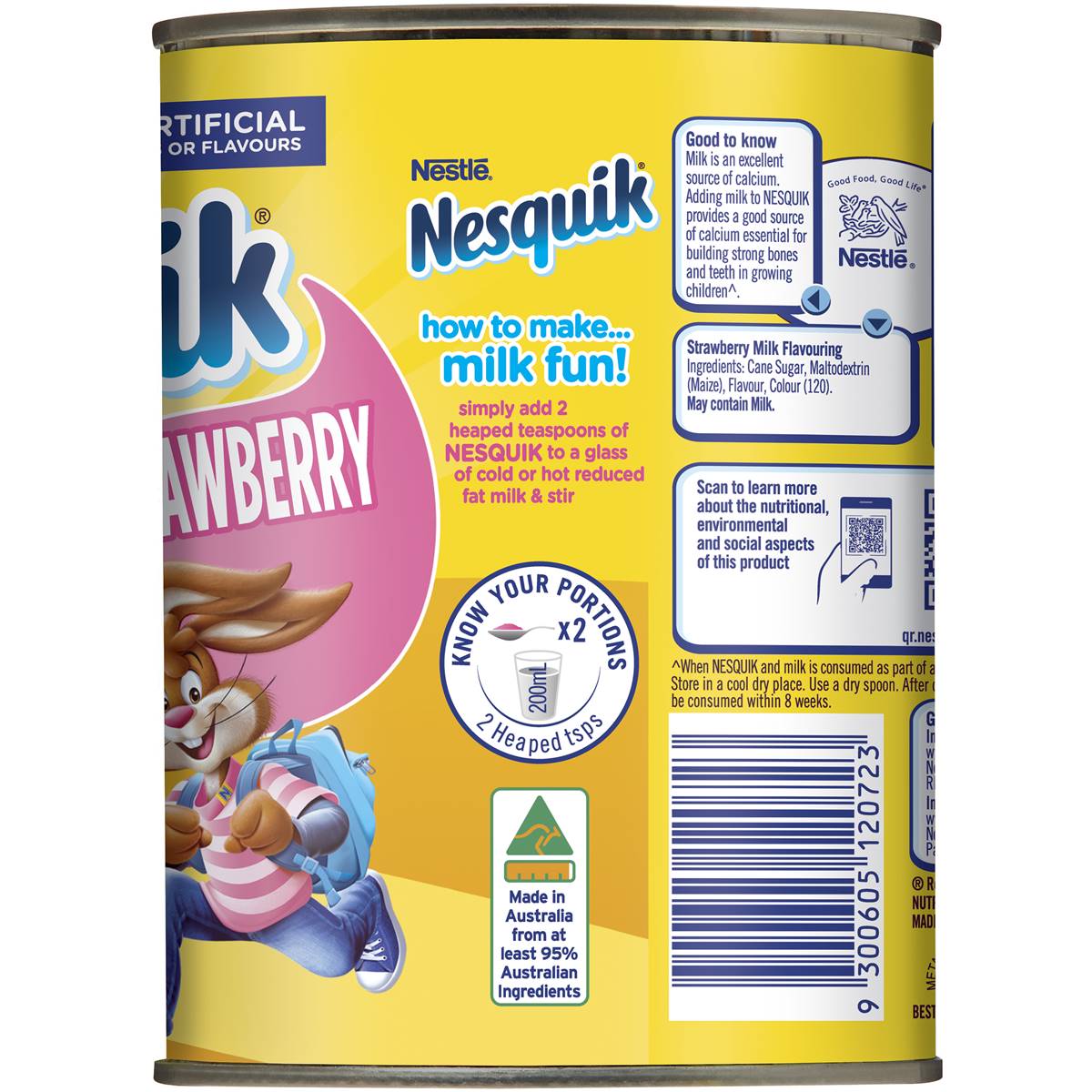 Nesquik Strawberry Flavour 500g | Woolworths