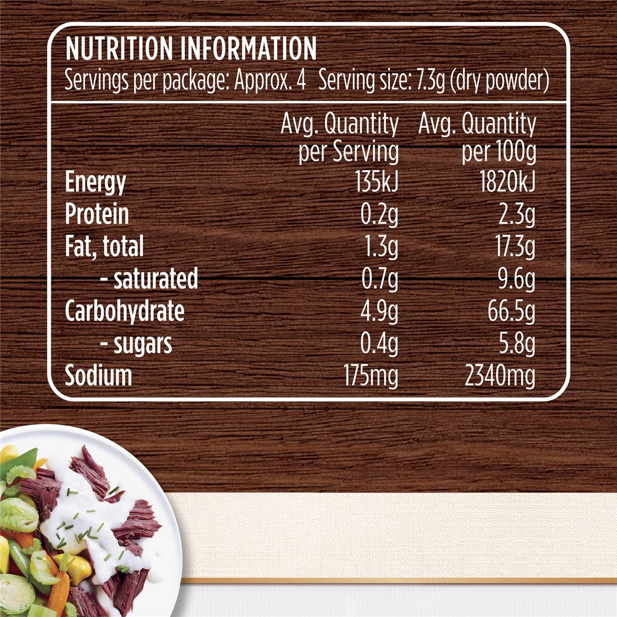 Gravox White Sauce Mix 29g | Woolworths