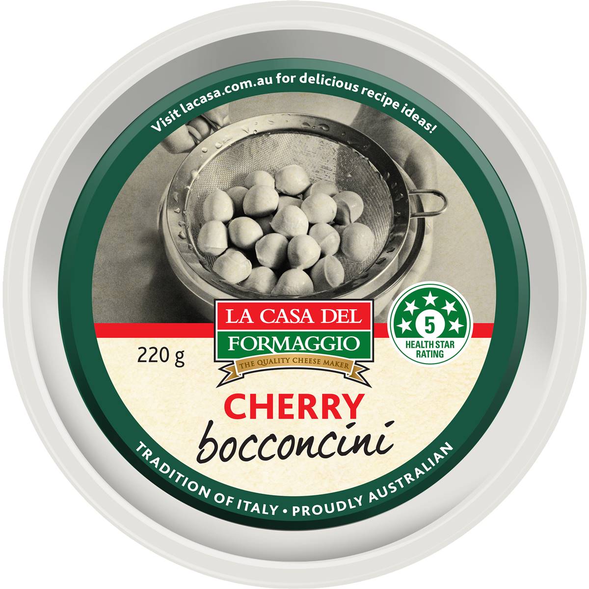 La Casa Del Formaggio Cherry Bocconcini 220g | Woolworths