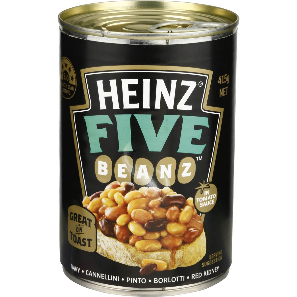 Heinz Five Beanztomsauce415g Woolworths