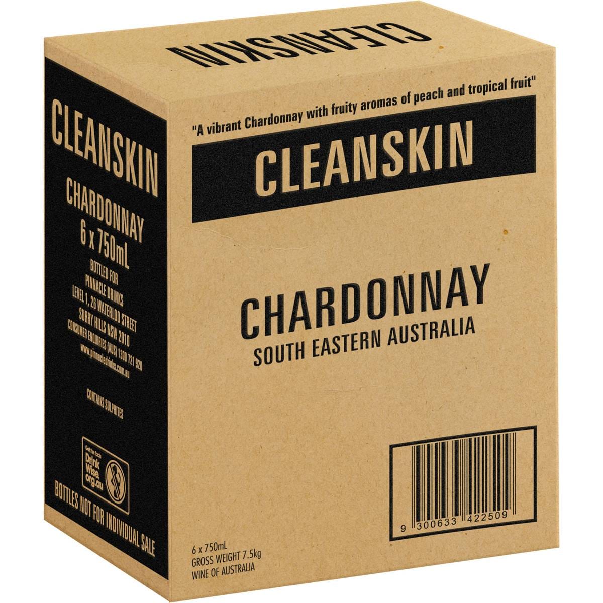 Cleanskin Chardonnay 750ml X6 Pack | Woolworths