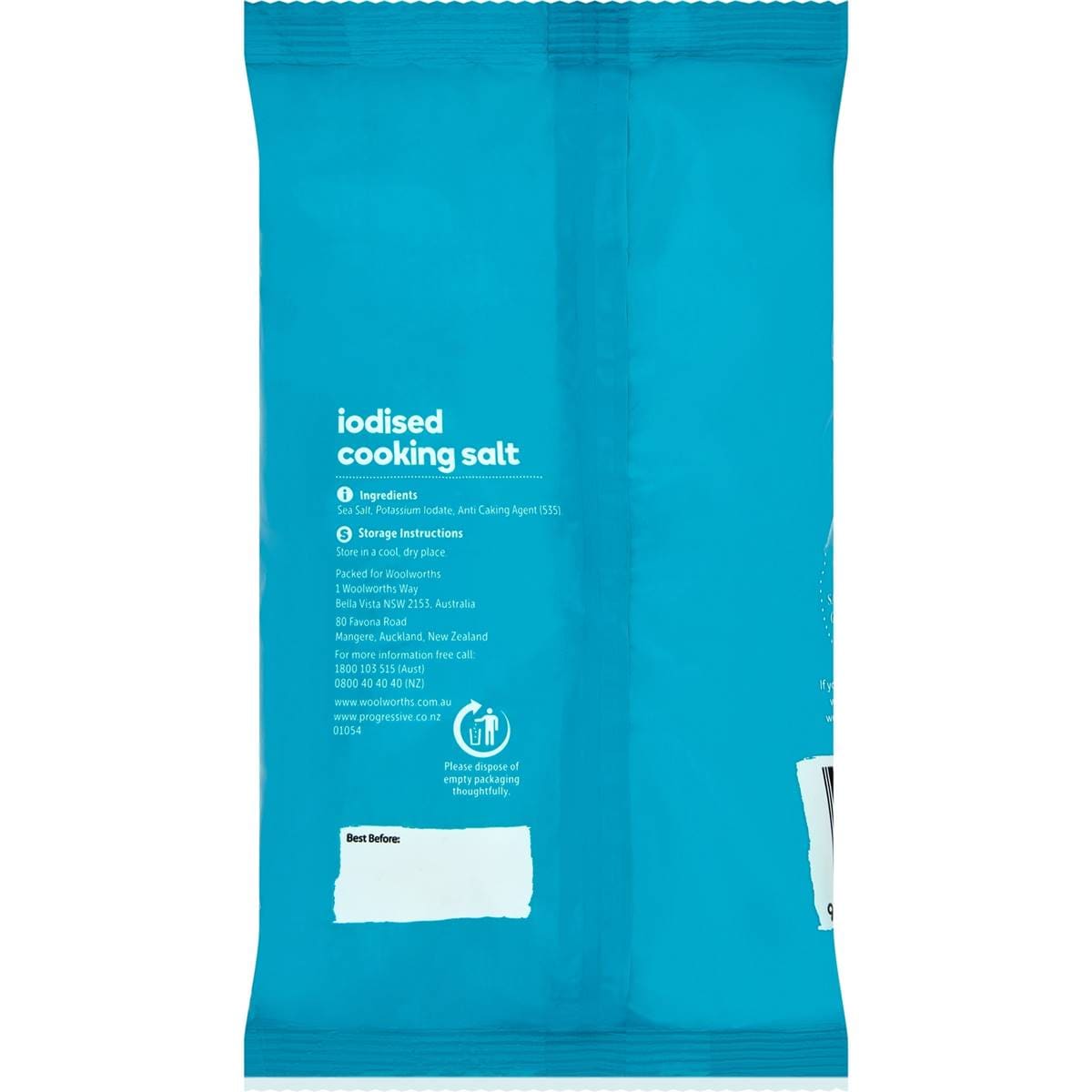 Essentials Iodised Salt 1kg | Woolworths