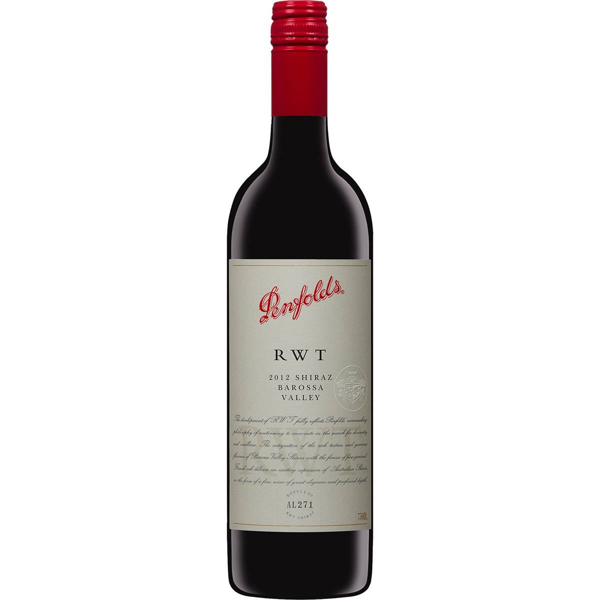 Penfolds Rwt Shiraz 750ml | Woolworths