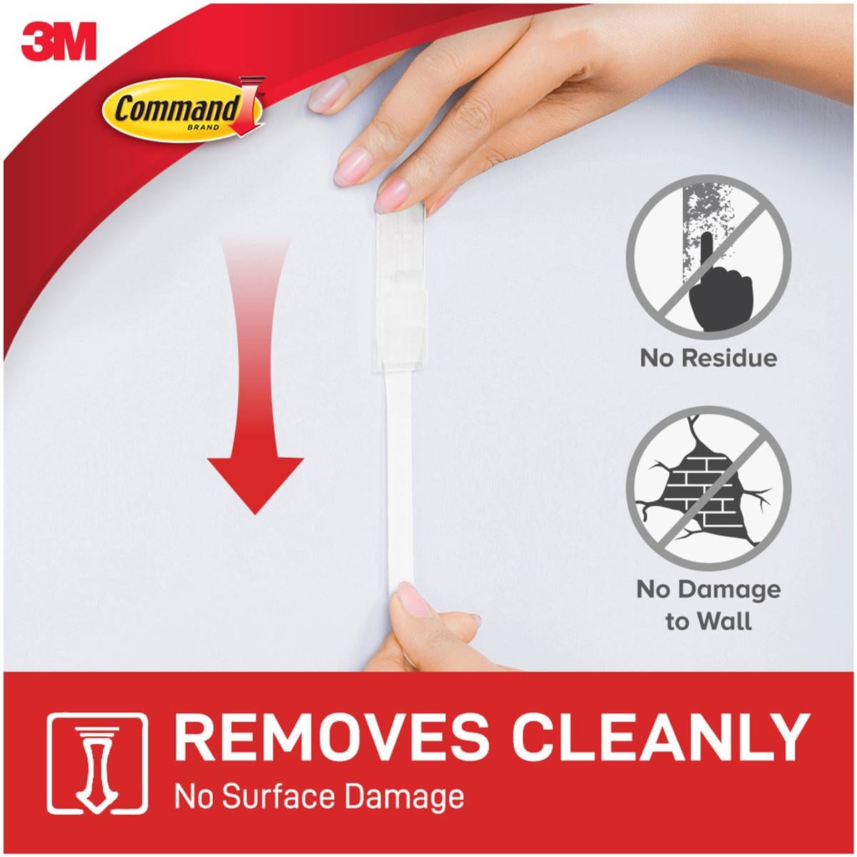 3m Command Strips & Large Wire Hooks Each | Woolworths