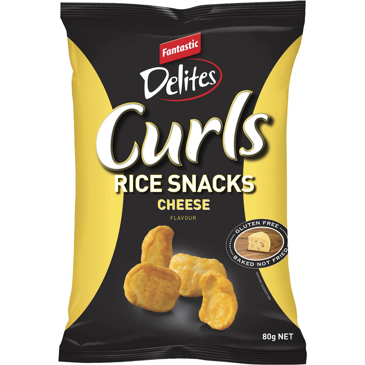 Fantastic Delites Snacks Curls Cheese 80g | Woolworths