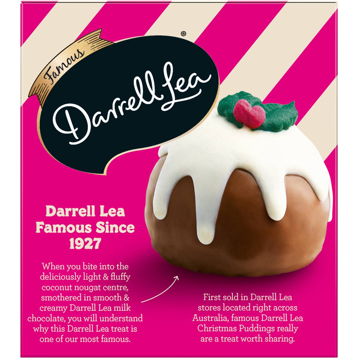 Darrell Lea Christmas Nougat Pudding 150g | Woolworths