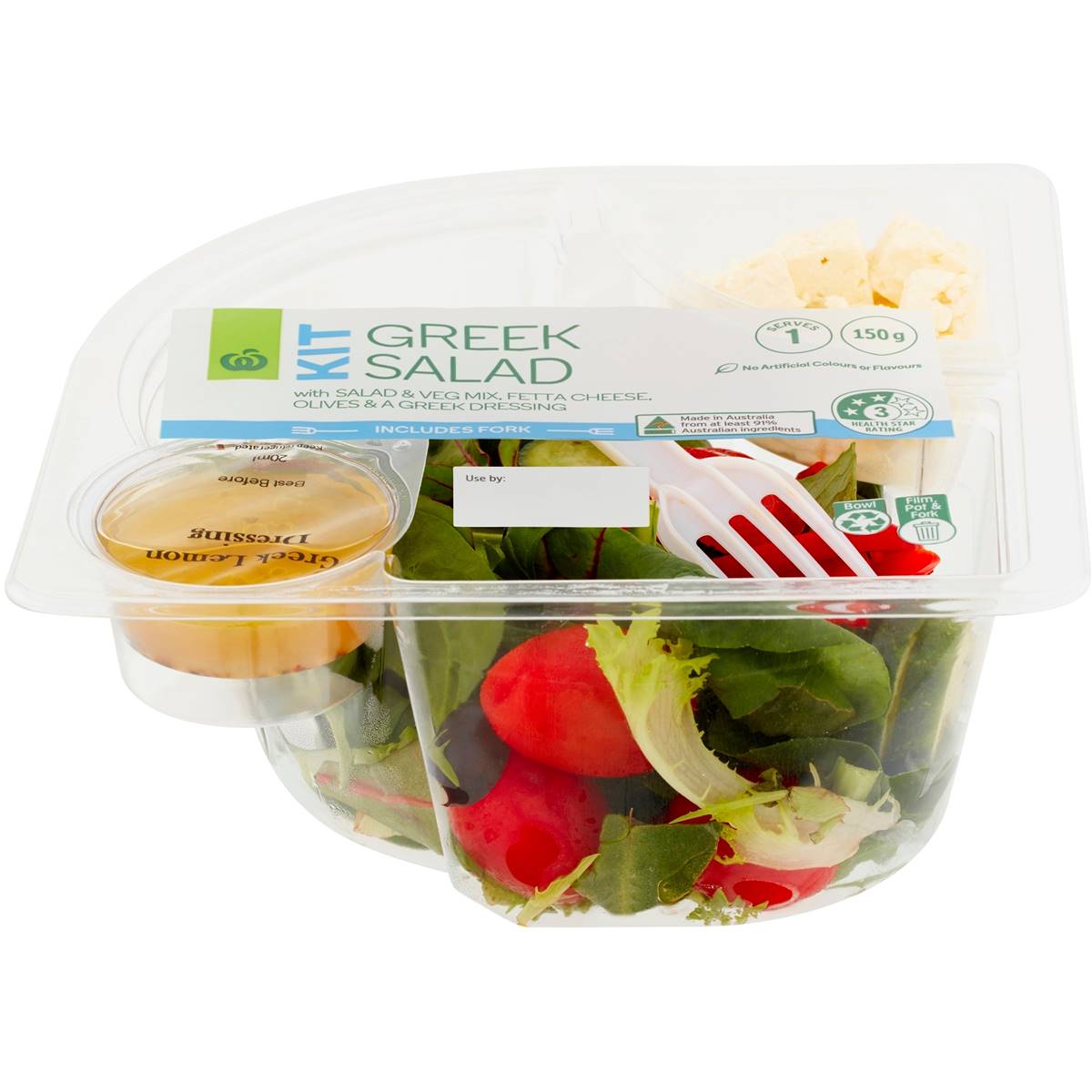 Woolworths Greek Salad Bowl 150g | Woolworths