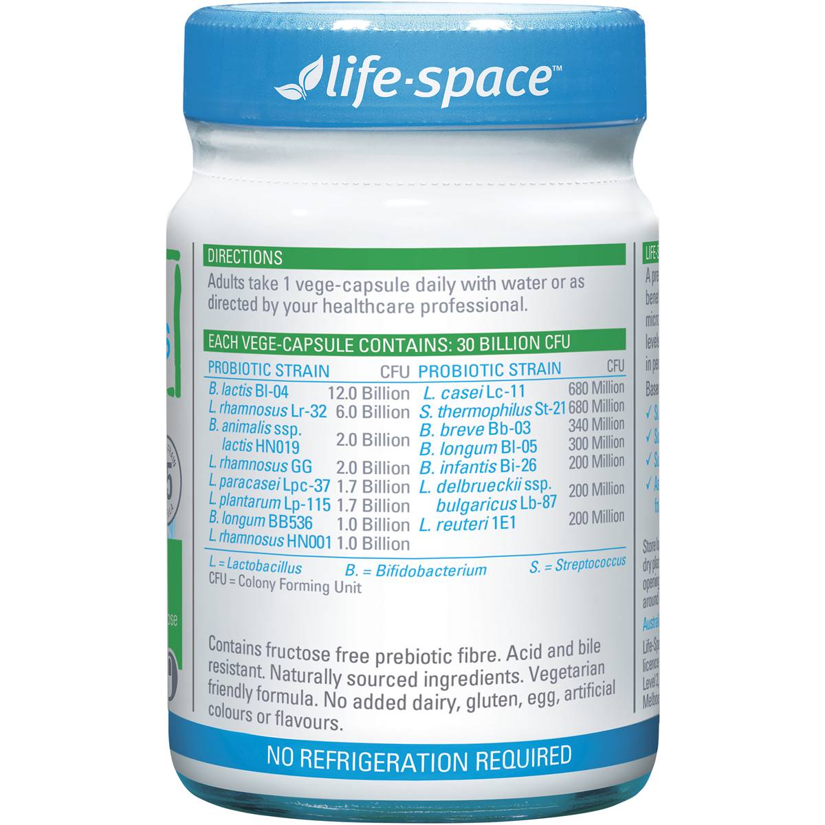 Life-space Probiotic 60 Plus 60 Capsules | Woolworths