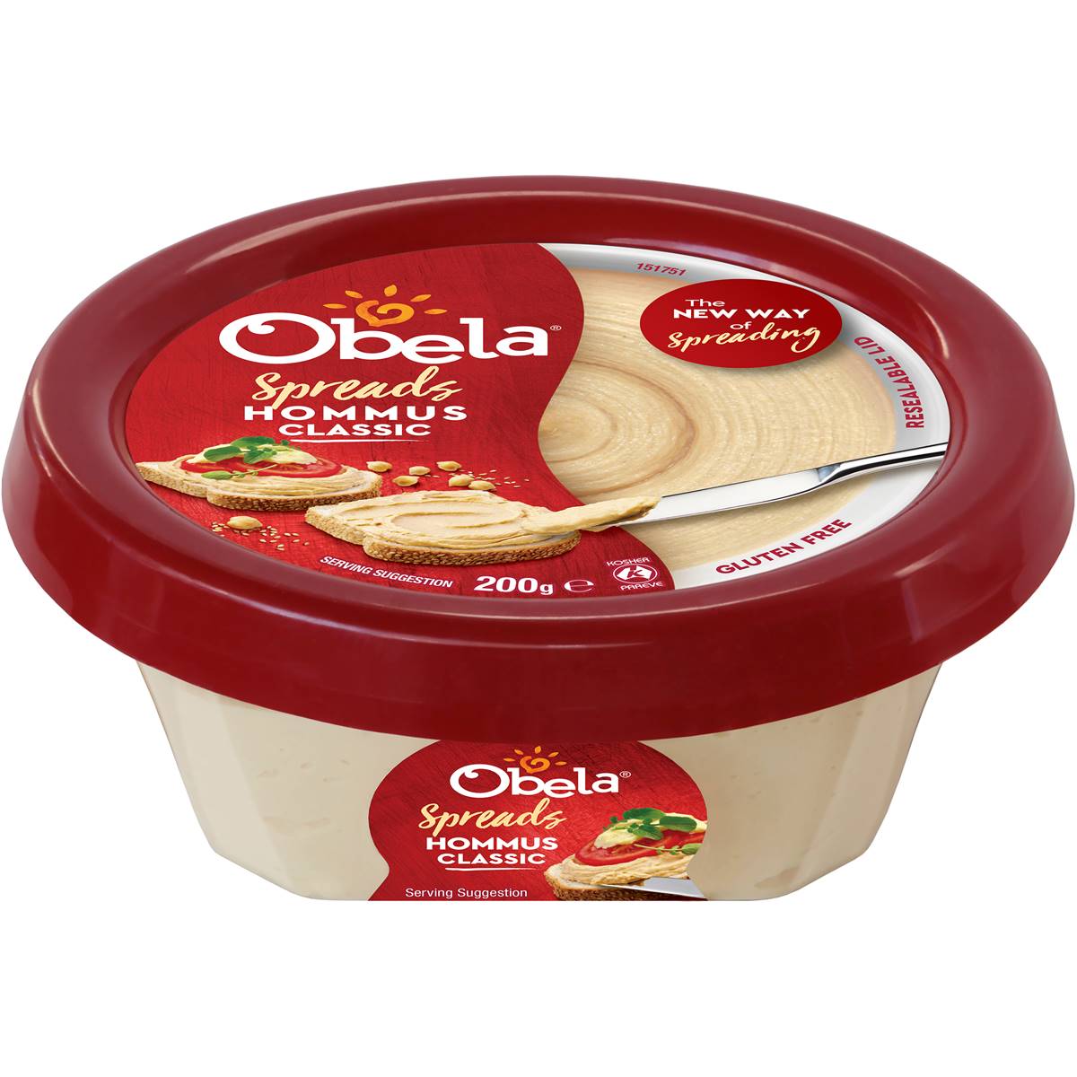 Obela Hommus Classic Spread 200g | Woolworths