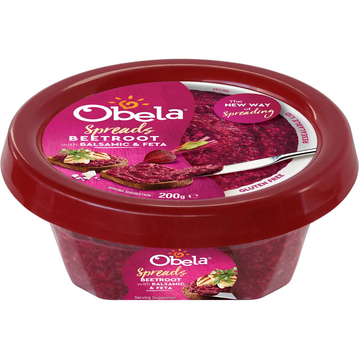 Obela Beetroot Feta Spread 200g | Woolworths