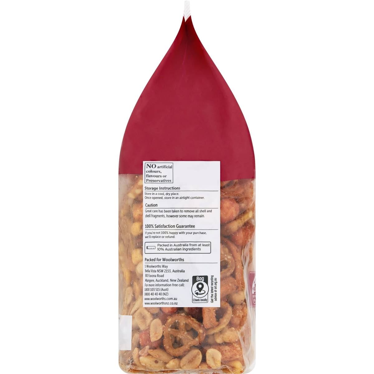 Woolworths Nut & Pretzel Crunch Mix 600g | Woolworths