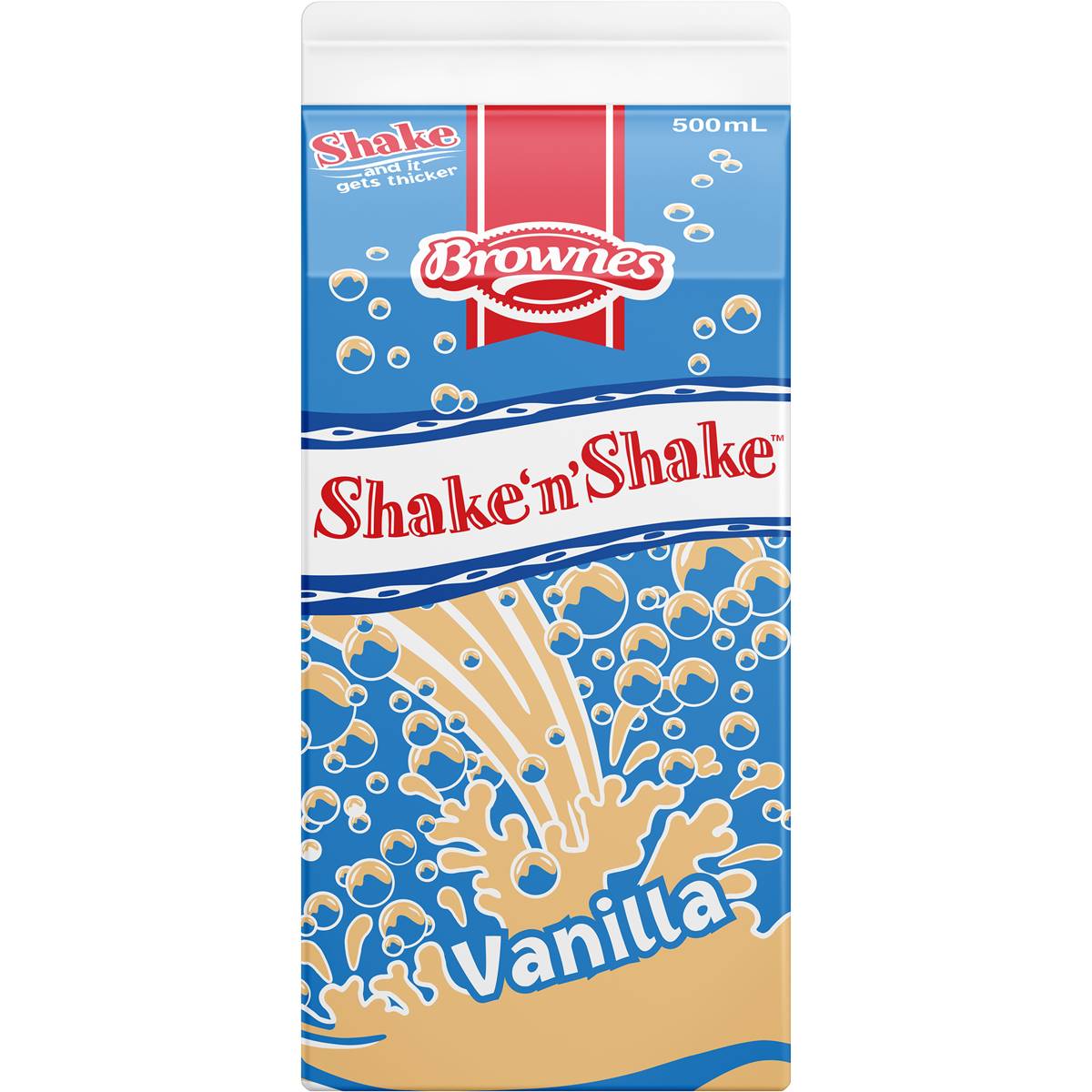 Brownes Chill Vanilla Shake 'n' Shake 500ml | Woolworths