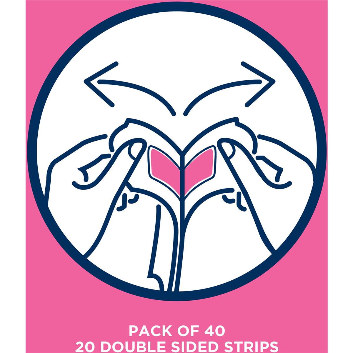 Veet Easy Gel Legs Wax Strips Sensitive Skin 40 Pack | Woolworths