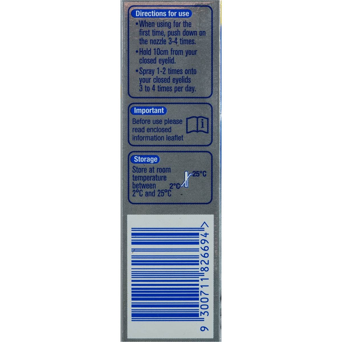 Optrex Actimist 2 In 1 Eye Spray Itchy 10ml | Woolworths