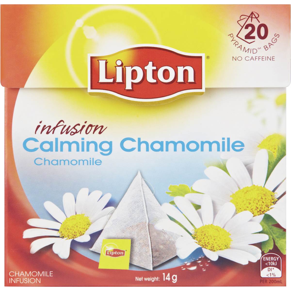 Lipton Herbal Infusion Pyramid Tea Bags Calming Chamomile 14g | Woolworths