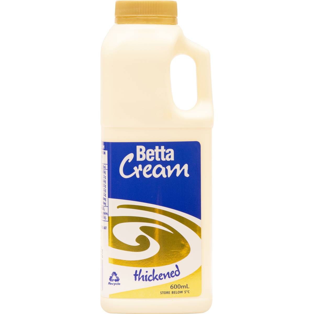 Betta Thickened Cream 600ml | Woolworths
