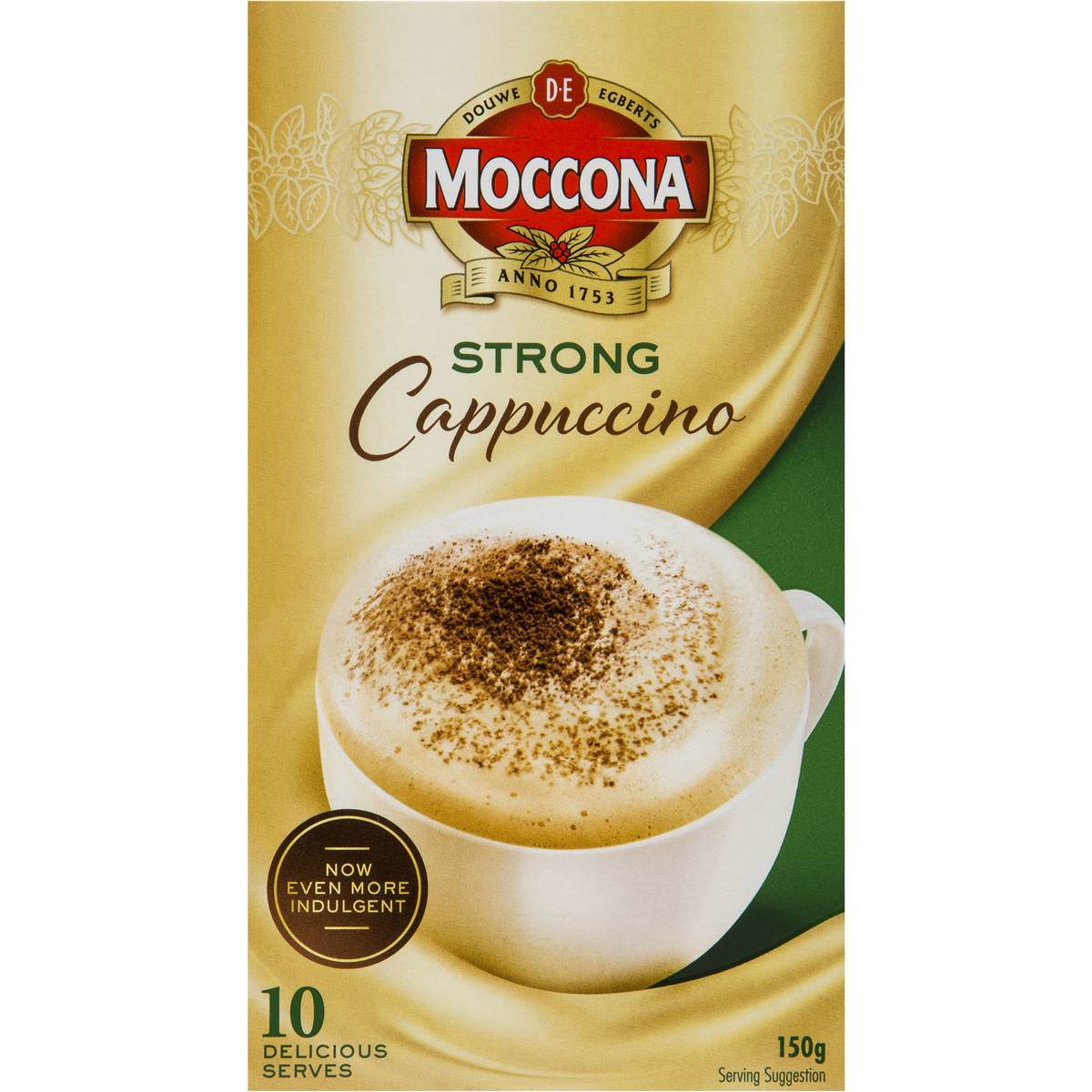 Moccona Mixes Strong Cappuccino 10 Pack | Woolworths
