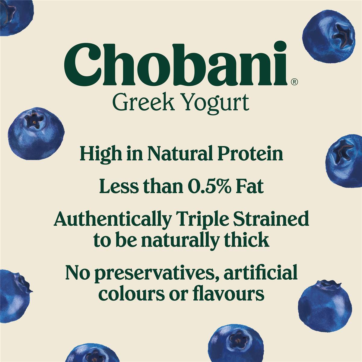 Chobani Blueberry Greek Yogurt Pouch 140g | Woolworths