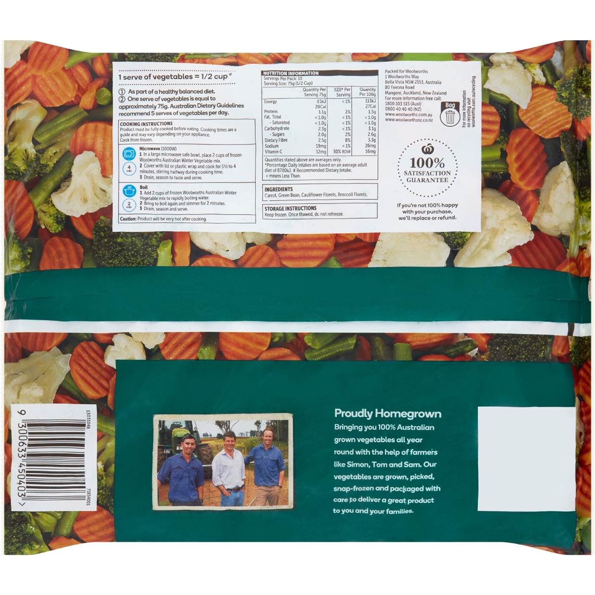 Woolworths Winter Veg Mix 1kg | Woolworths