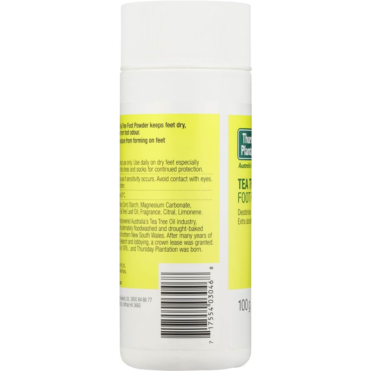 Thursday Plantation Foot Care Tea Tree Powder 100g | Woolworths