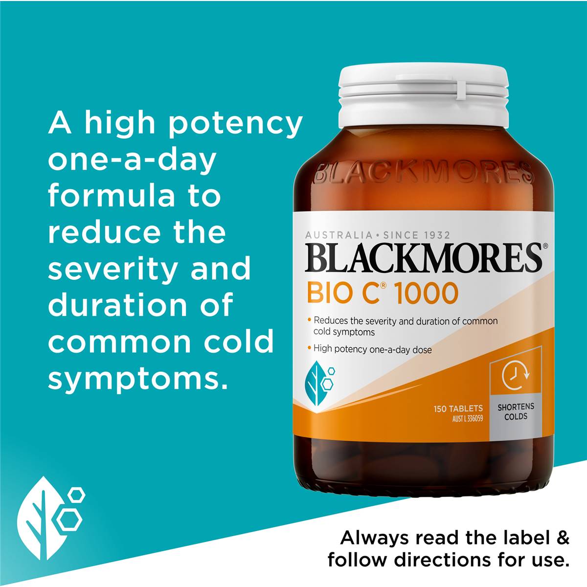 Blackmores Bio C 1000mg Tablets Support Tablets 150 Pack | Woolworths