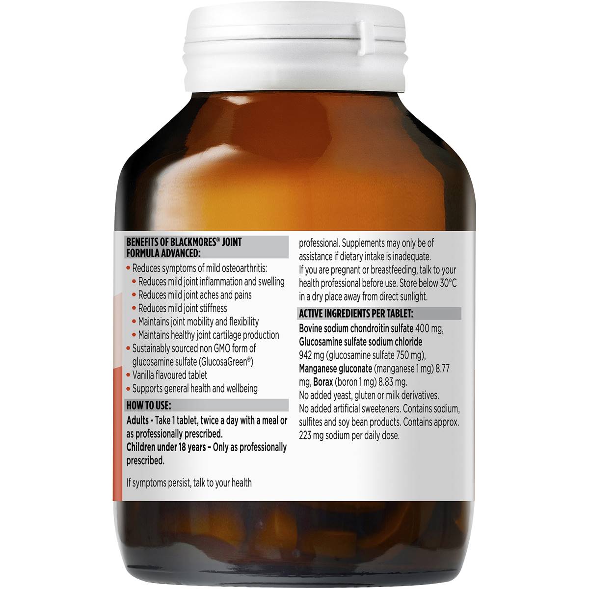 Blackmores Joint Formula Advanced Tablets 120 Pack | Woolworths