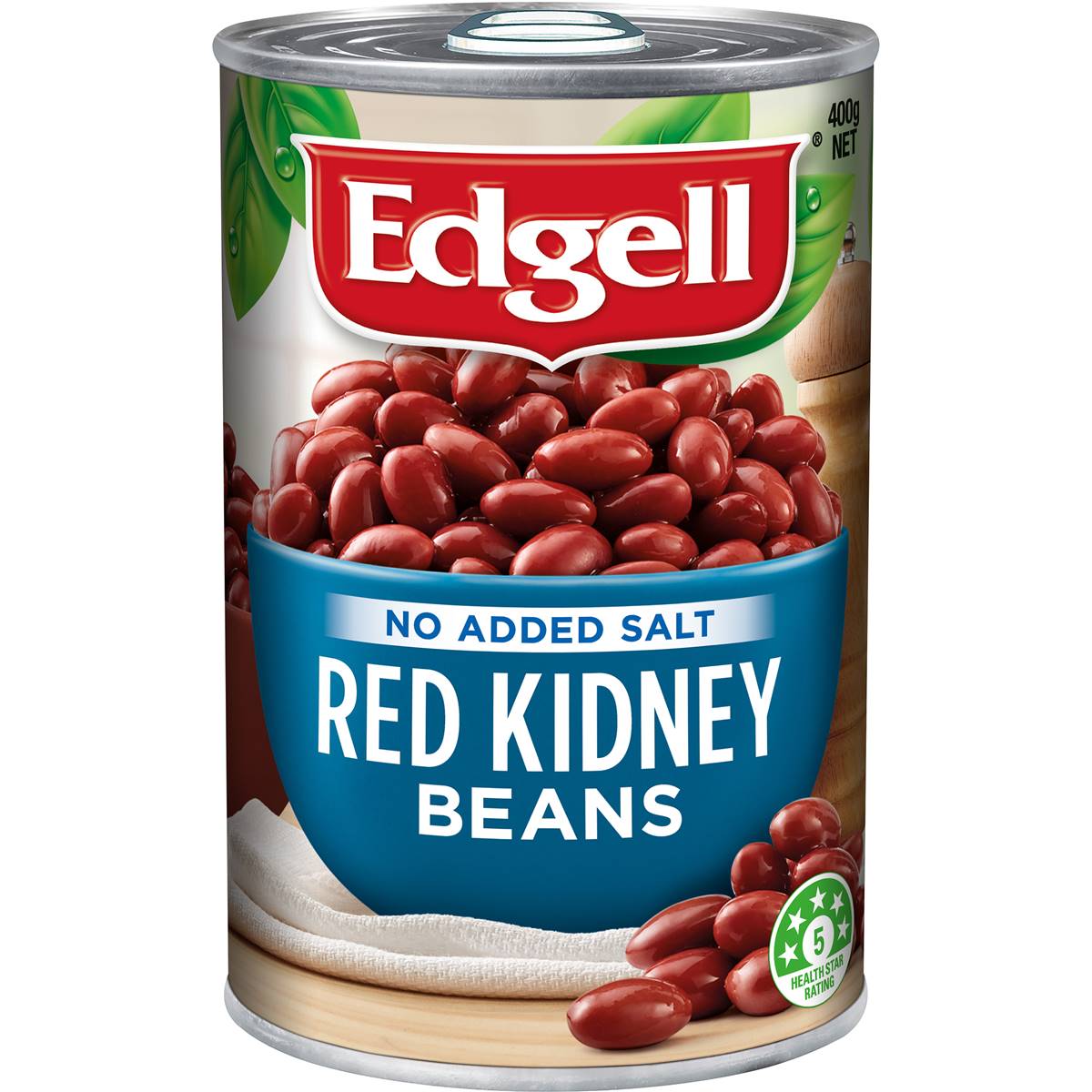Edgell Beans Red Kidney No Added Salt 400g | Woolworths