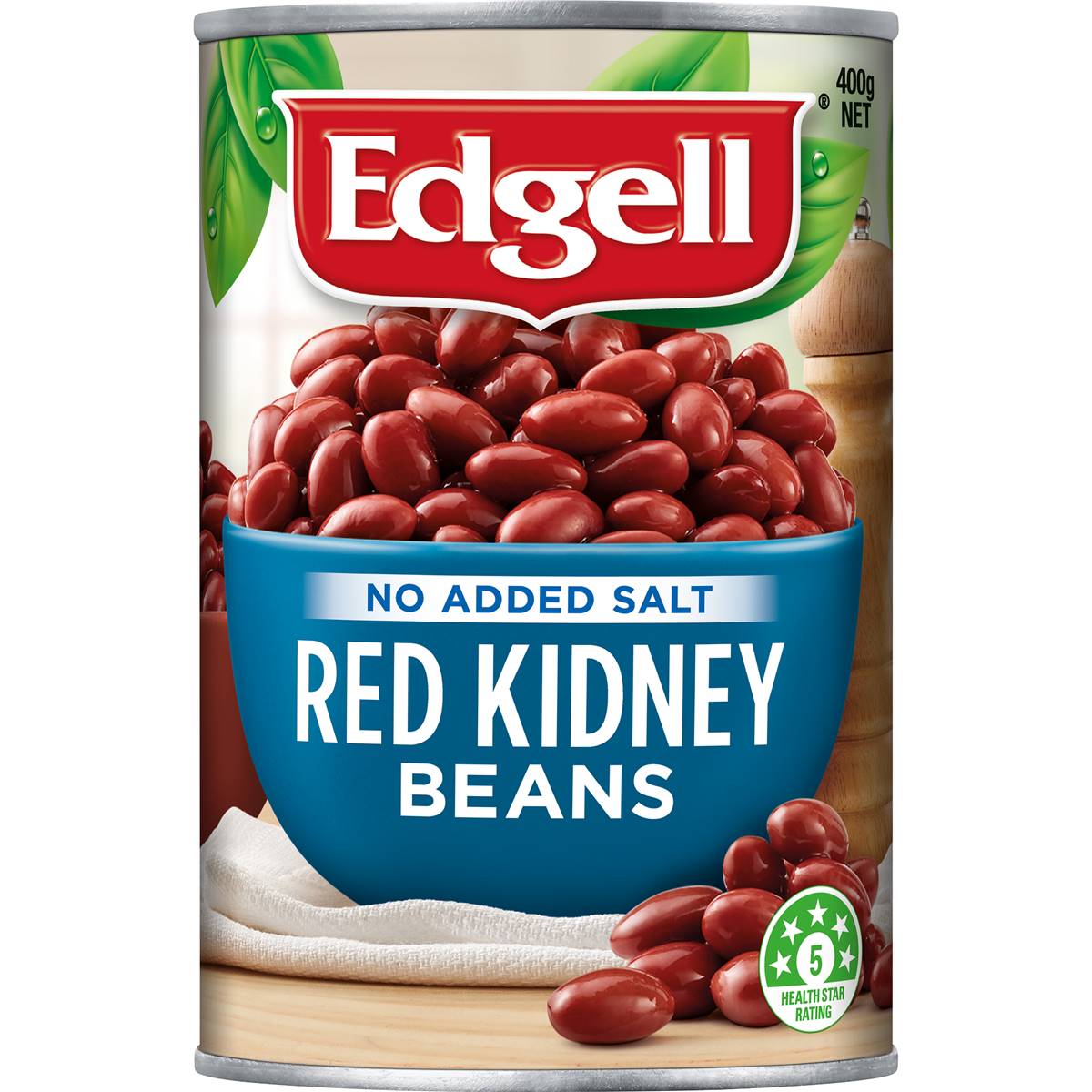 Edgell Beans Red Kidney No Added Salt 400g | Woolworths