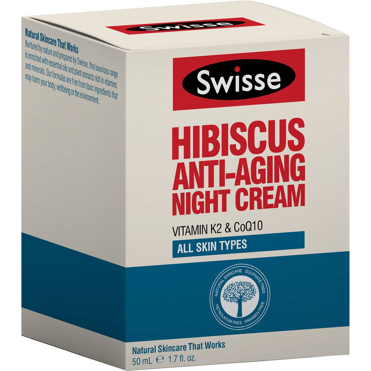 Swisse Recovery Face Cream Anti-ageing Night Cream 50ml | Woolworths