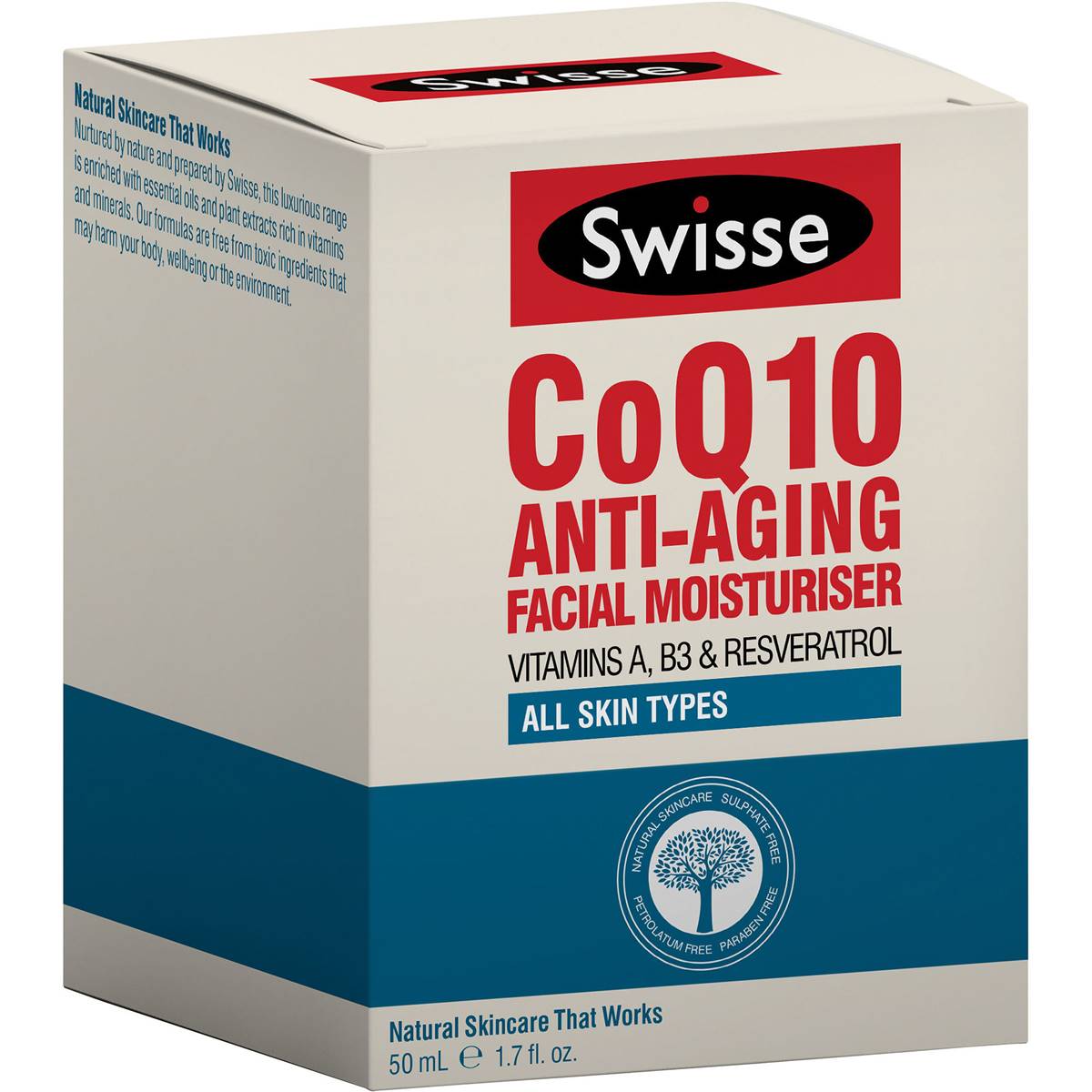 Swisse Hydrate Face Cream Anti-ageing Moisturiser 50ml | Woolworths