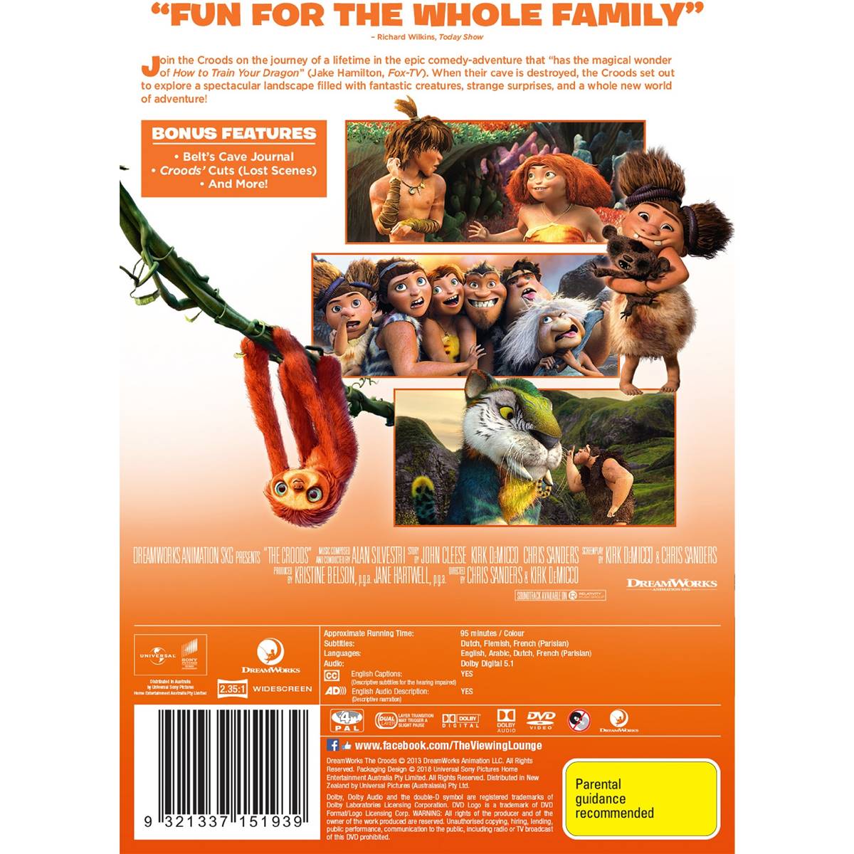 Croods, The - Dvd Each | Woolworths