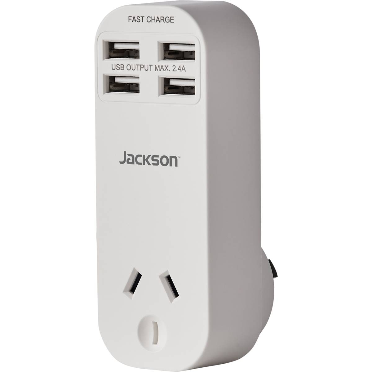 Jackson 4 Outlet Usb Charger With Mains Outlet Each | Woolworths