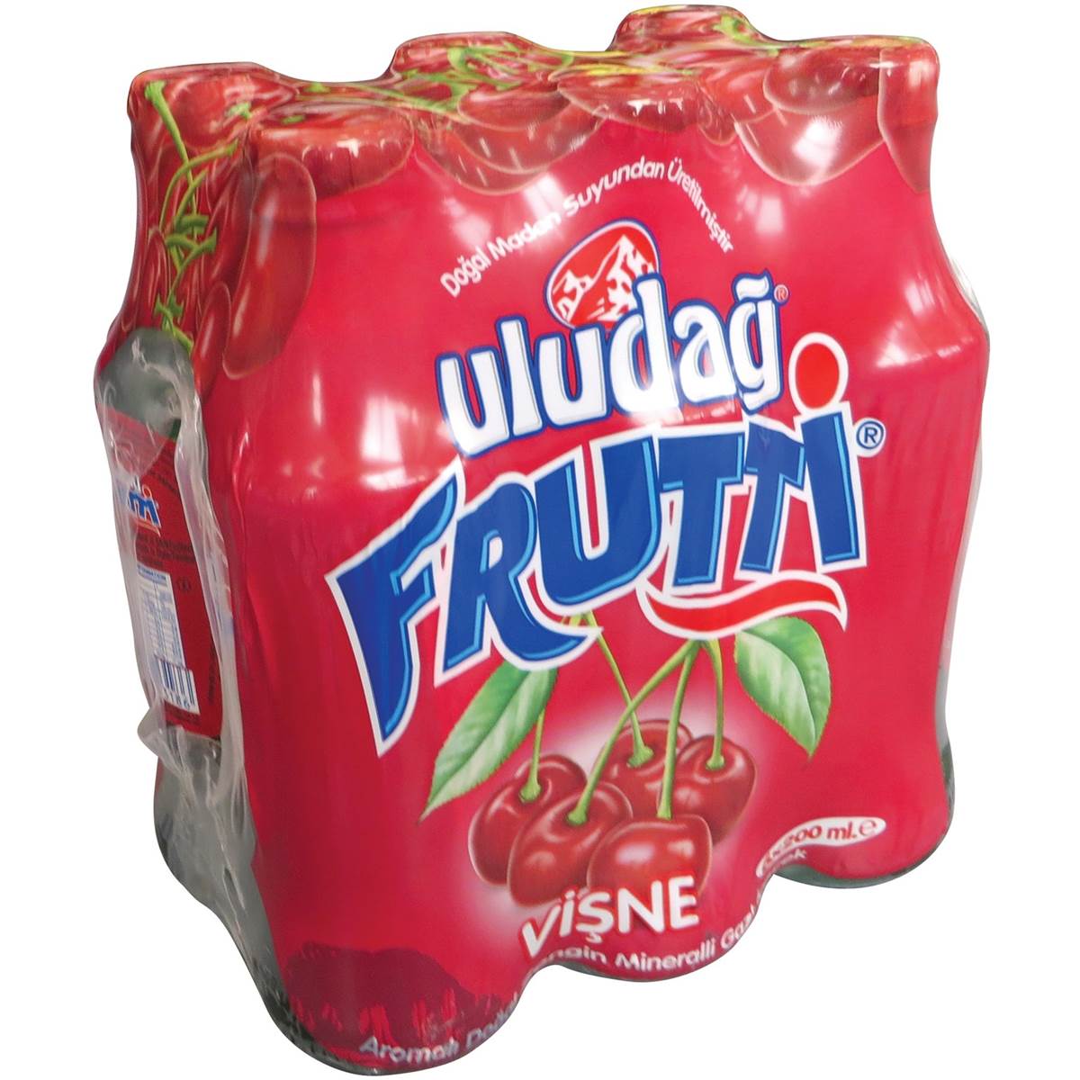 Uludag Mineral Water Sour Cherry 6pk 200ml | Woolworths