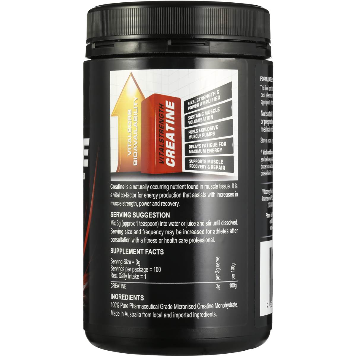 Vital Strength Strength Creatine 300g | Woolworths