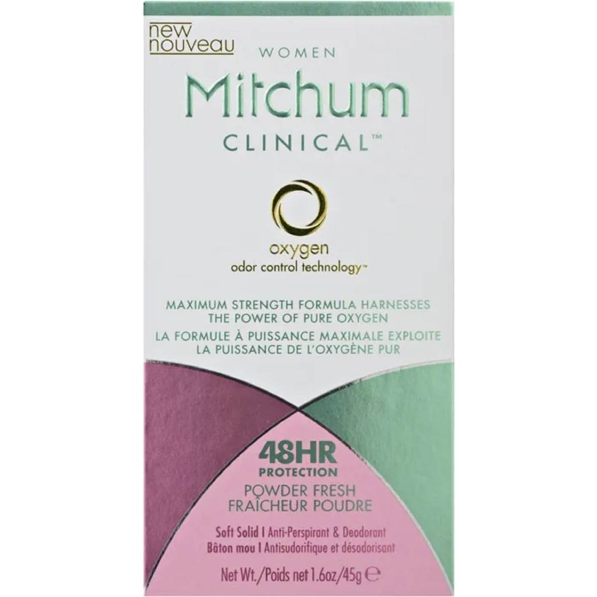 Mitchum 48 Hour Powder Fresh For Women Antiperspirant & Deodorant 45g ...