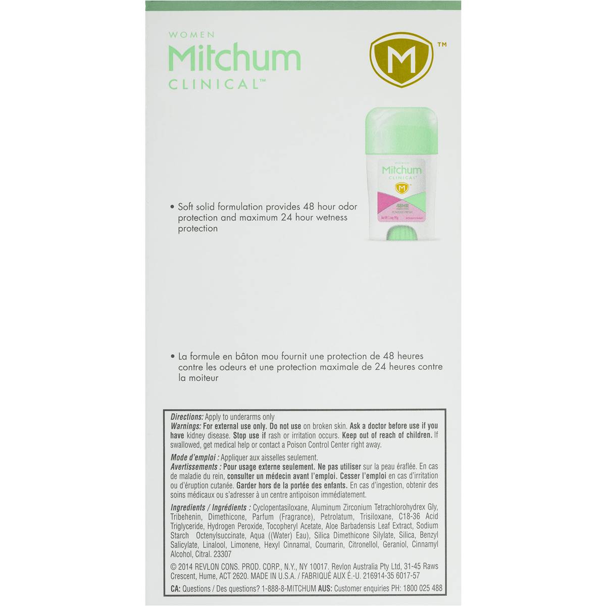 Mitchum 48 Hour Powder Fresh For Women Antiperspirant & Deodorant 45g ...