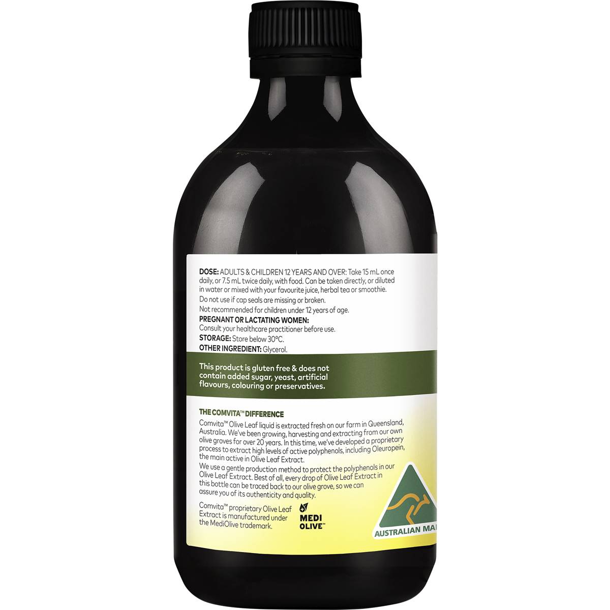 Comvita Natural Olive Leaf Extract 500ml Woolworths