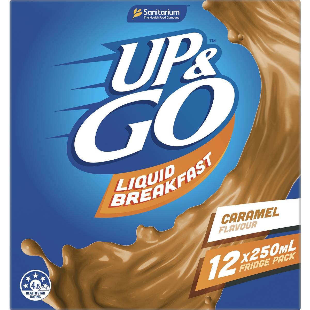 Sanitarium Up&go Liquid Breakfast Caramel 12 Pack | Woolworths