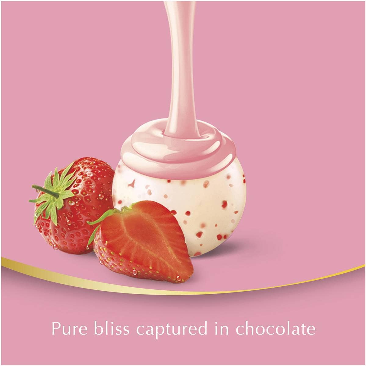 Lindt Lindor Strawberries & Cream White Chocolate Bag 125g | Woolworths