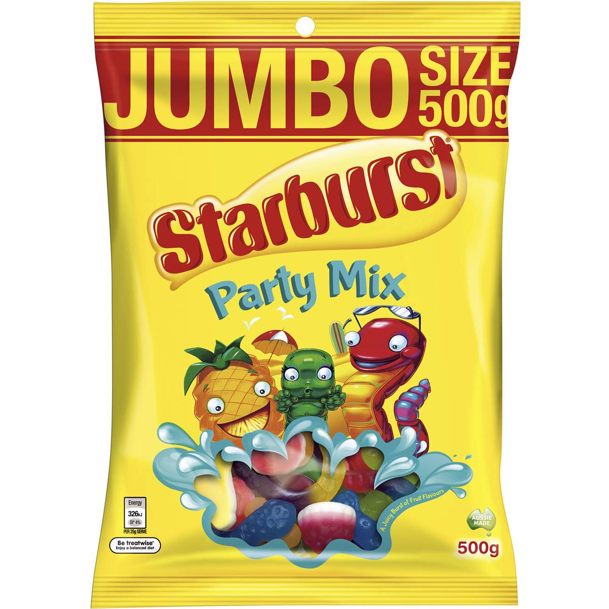 Starburst Jumbo Party Mix 500g | Woolworths