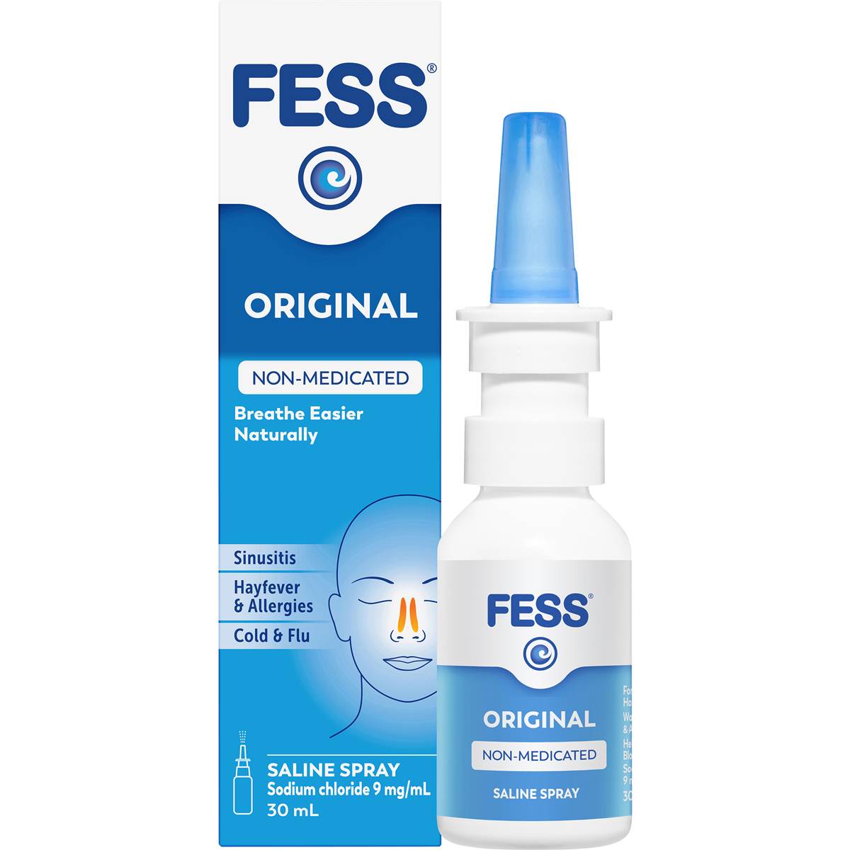 Fess Saline Nasal Spray 30ml | Woolworths