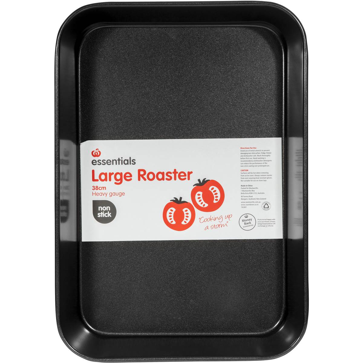 Essentials Cookware Large Roaster Pan Each | Woolworths