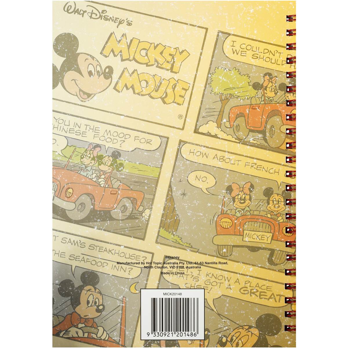 Disney A5 Notebook Mickey/minnie Each | Woolworths