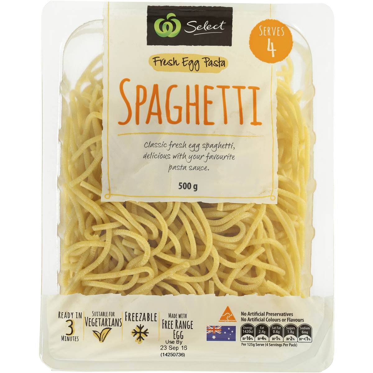 Woolworths Select Spaghetti 500g | Woolworths
