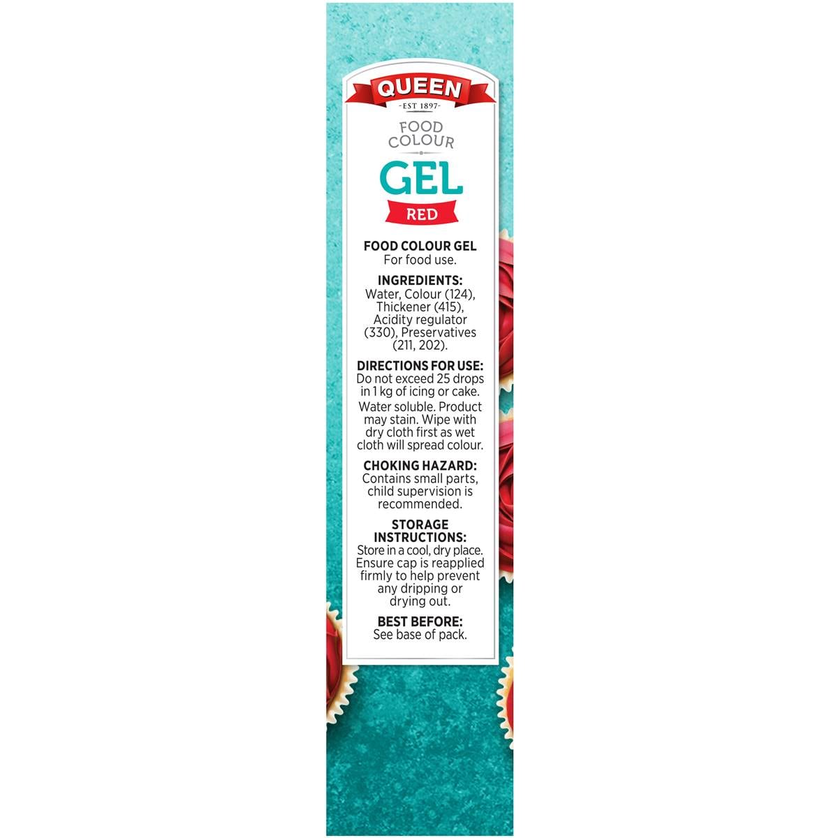 Queen Red Food Colour Gel 15g | Woolworths