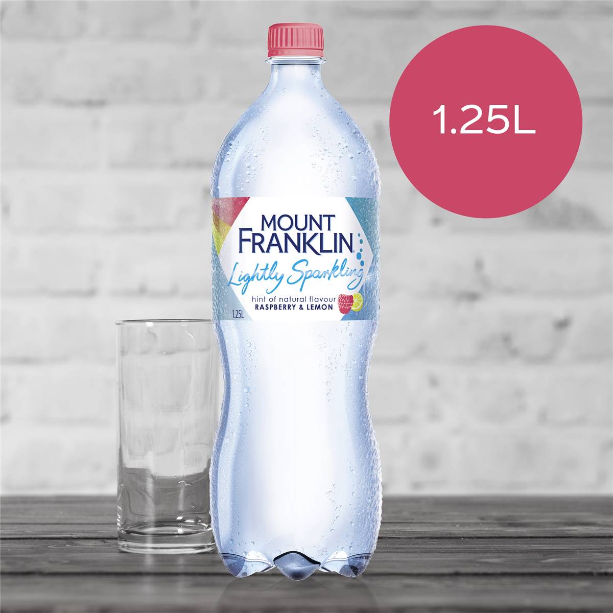 Mount Franklin Mineral Water Raspberry & Lemon 1.25l | Woolworths