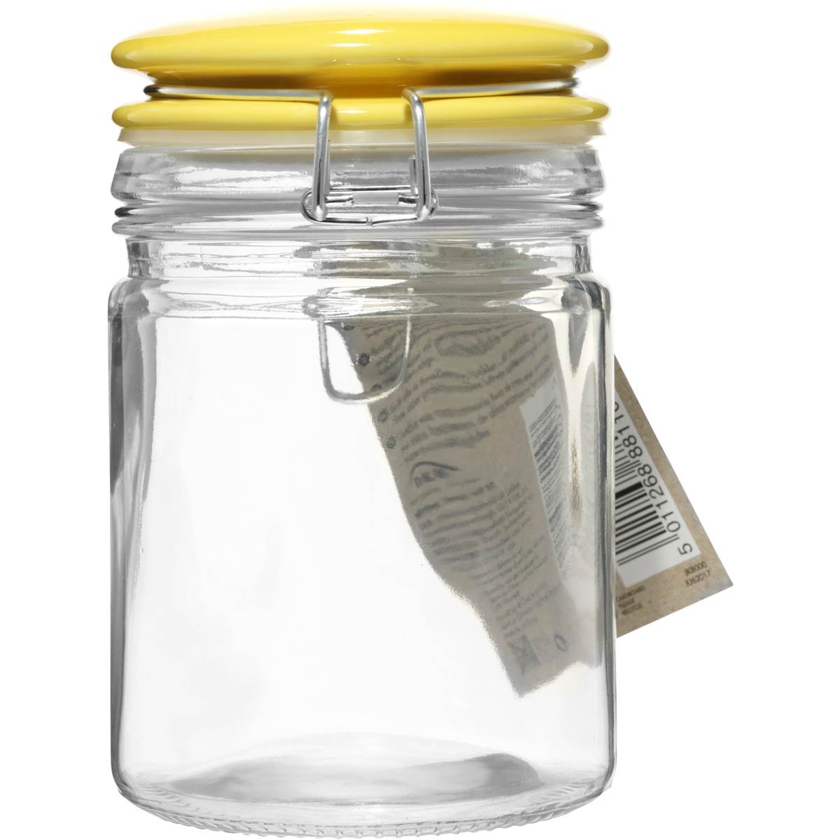 Jamie Oliver Small Pop Jar Yellow Lid Each | Woolworths