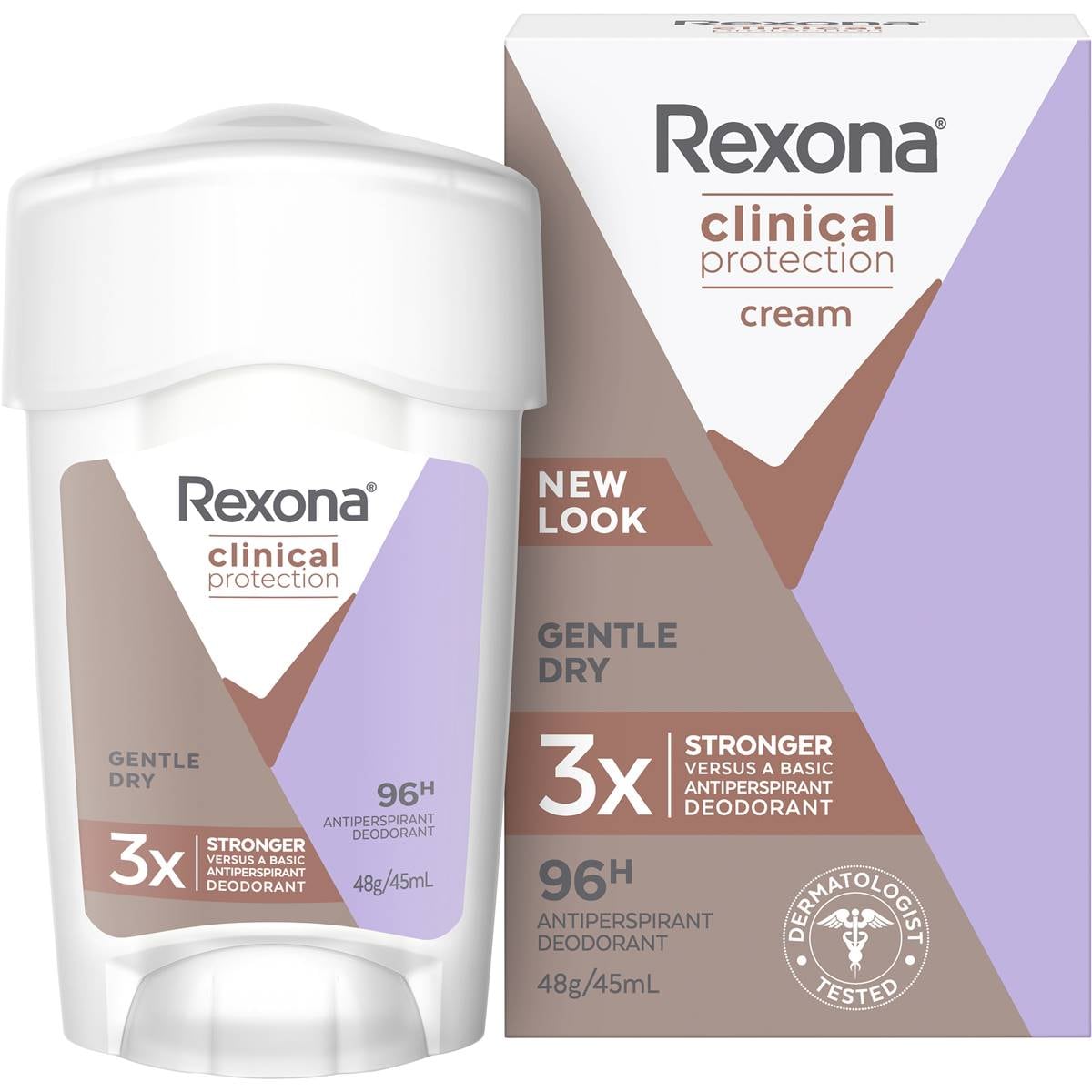 Rexona Women Clinical Protection 96h Antiperspirant Gentle Dry 45ml ...