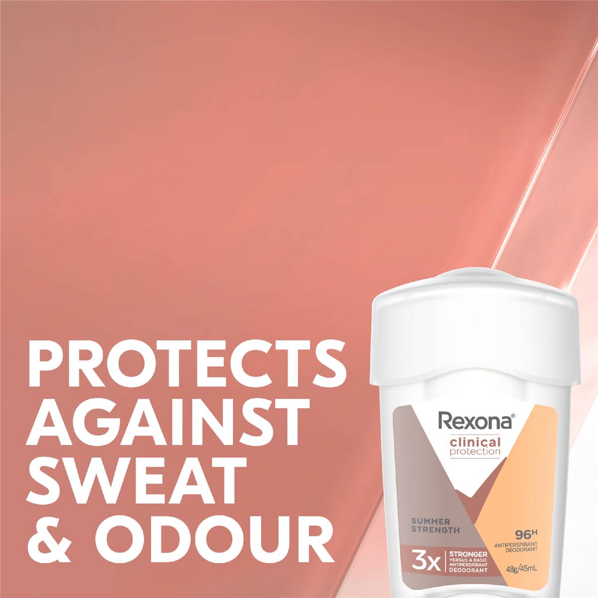 Rexona Women Clinical Protection 96h Antiperspirant Summer Strength ...
